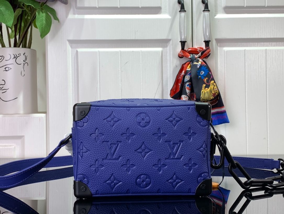 Louis Vuitton Mini Soft Trunk Blue For Men 18.5cm/ 7.3 in M82558